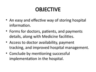 Hospital Management System database project .pptx