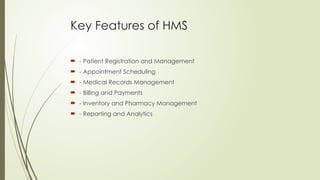 Hospital Management Systemin computer science | PPTX