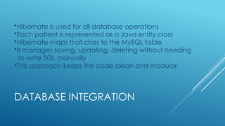 Hospital Management system-CRUD OPERATIONS | PPTX