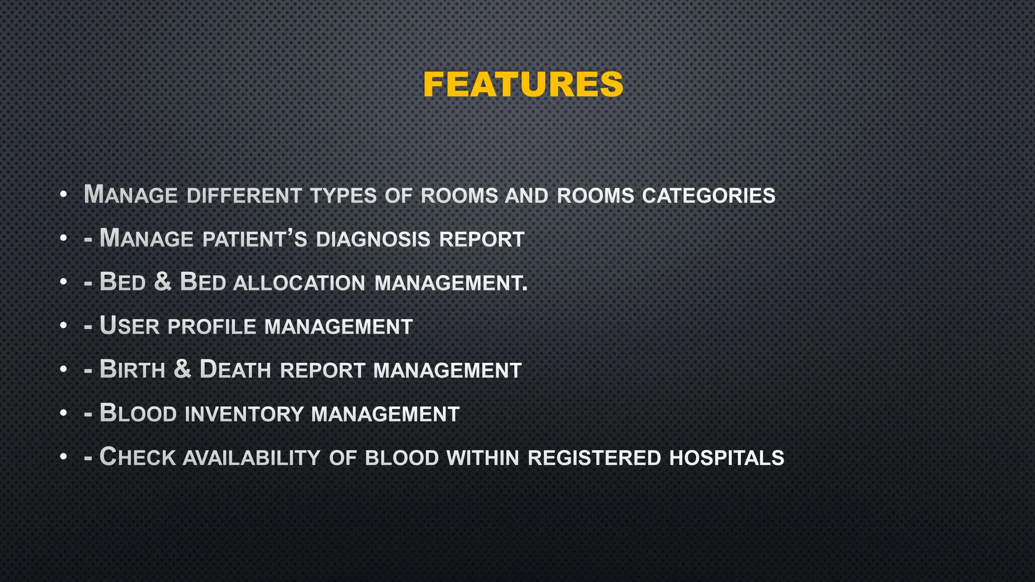 Hospital Management System - GIGA HMS. | PPT
