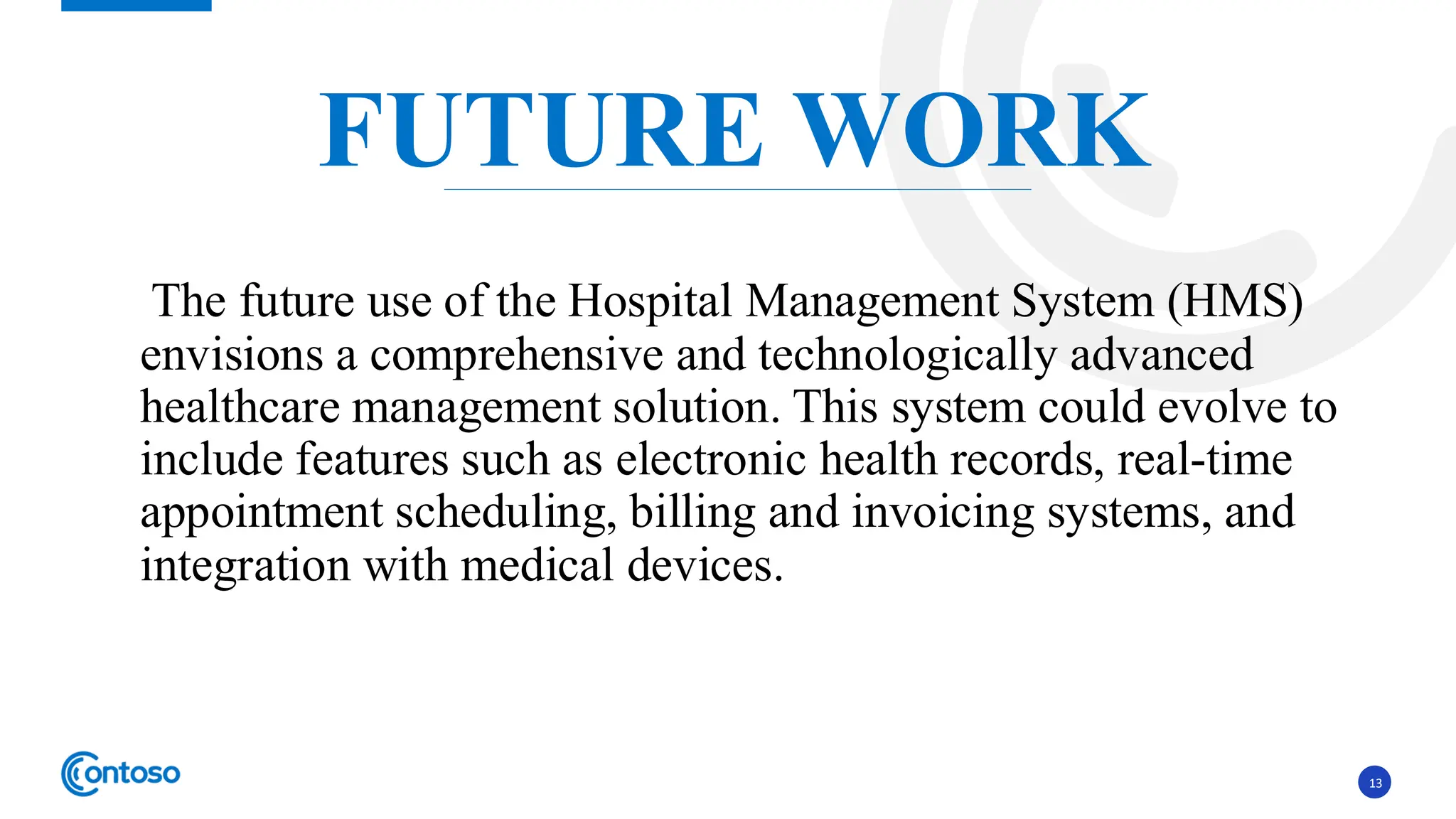 Hospital management system presentation slides | PDF