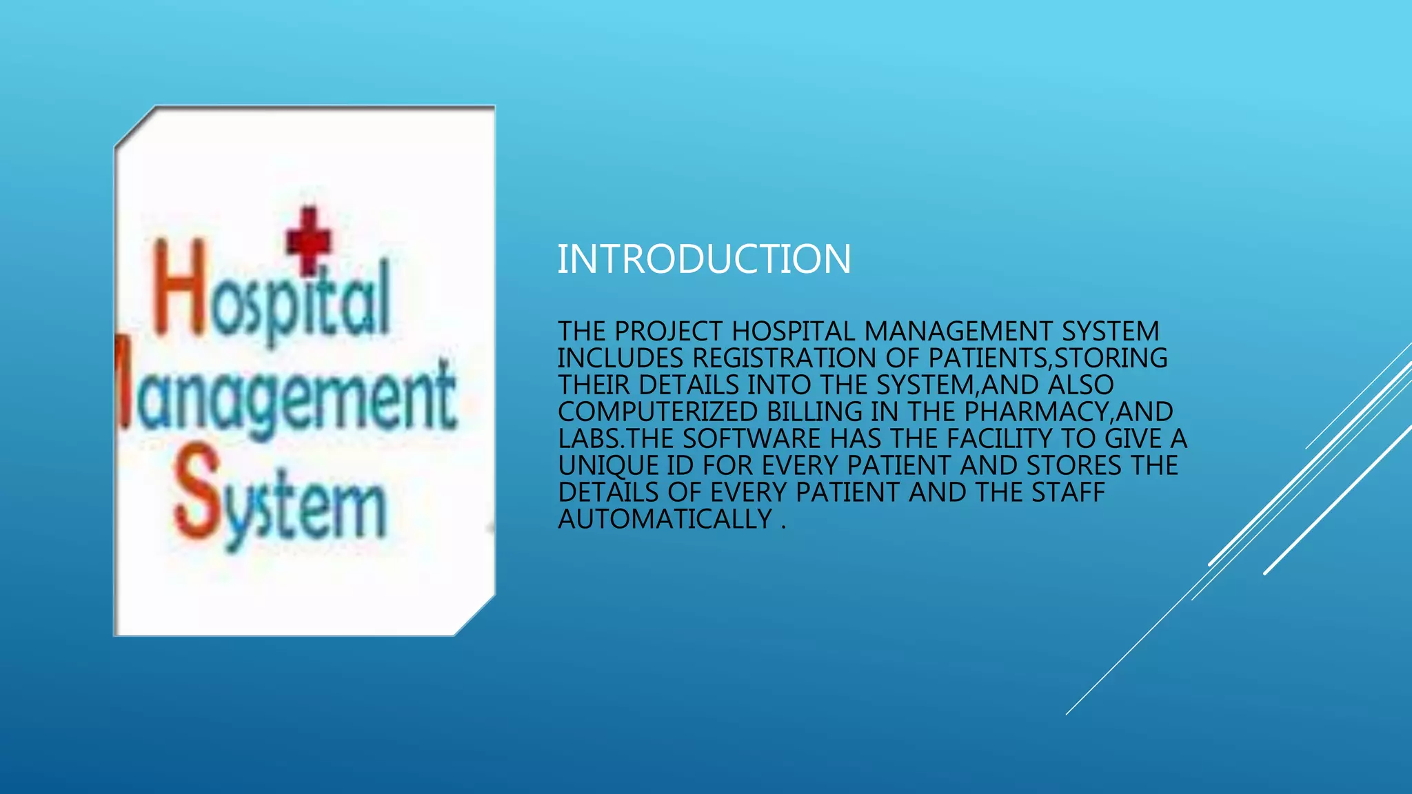 Hospital Management System | PPTX