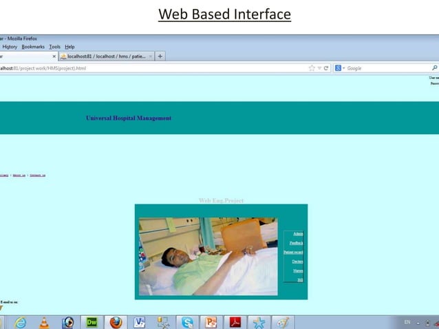 Hospital management system(database) | PPTX | Databases | Computer Software and Applications