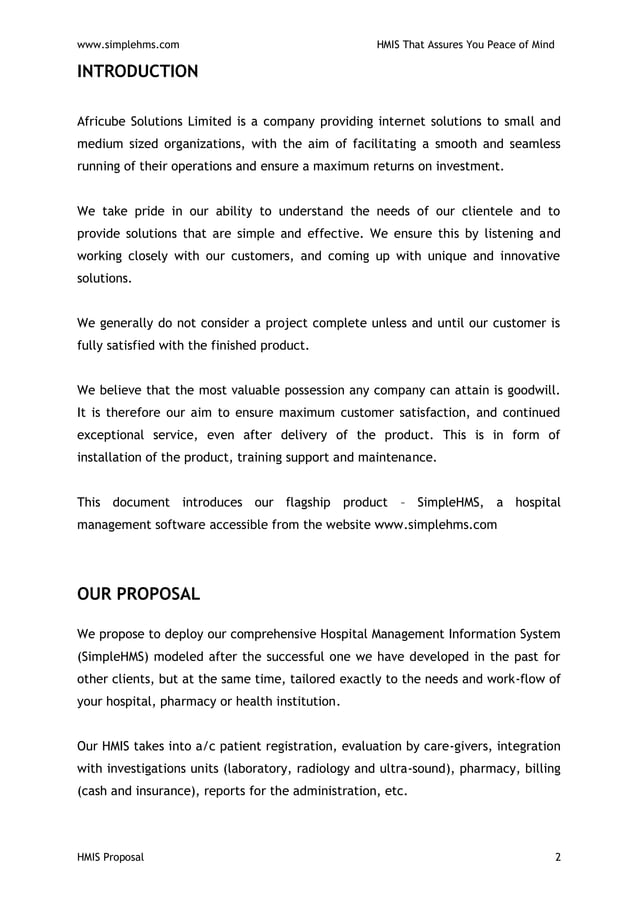 Hospital management system (SimpleHMS.com) | PDF