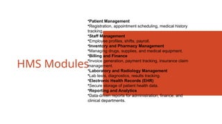 HMS - Hospital Management System (HMS).pptx
