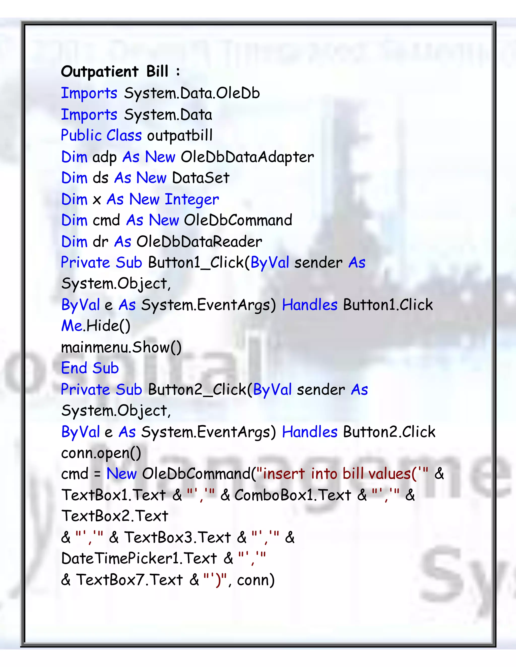Hospital management system in java | DOCX