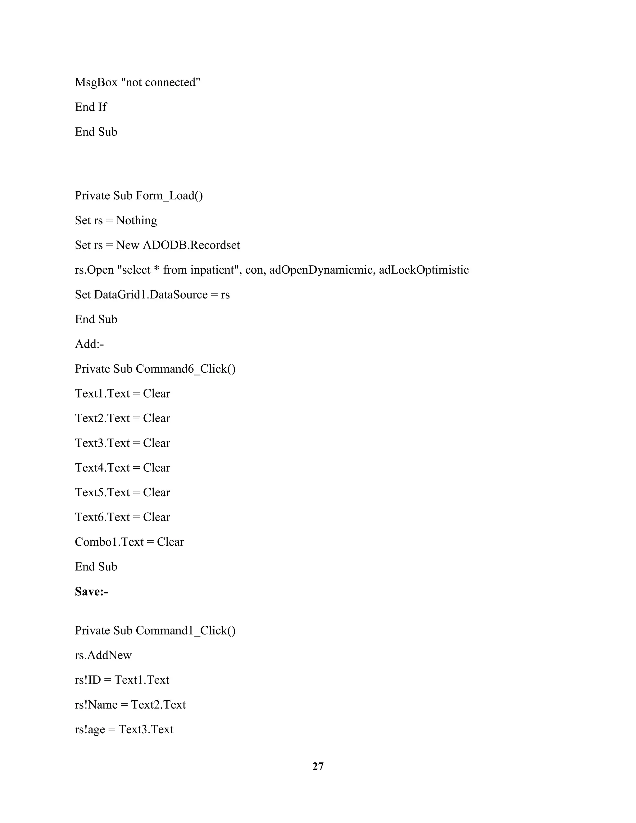 Hospital management system project | DOCX