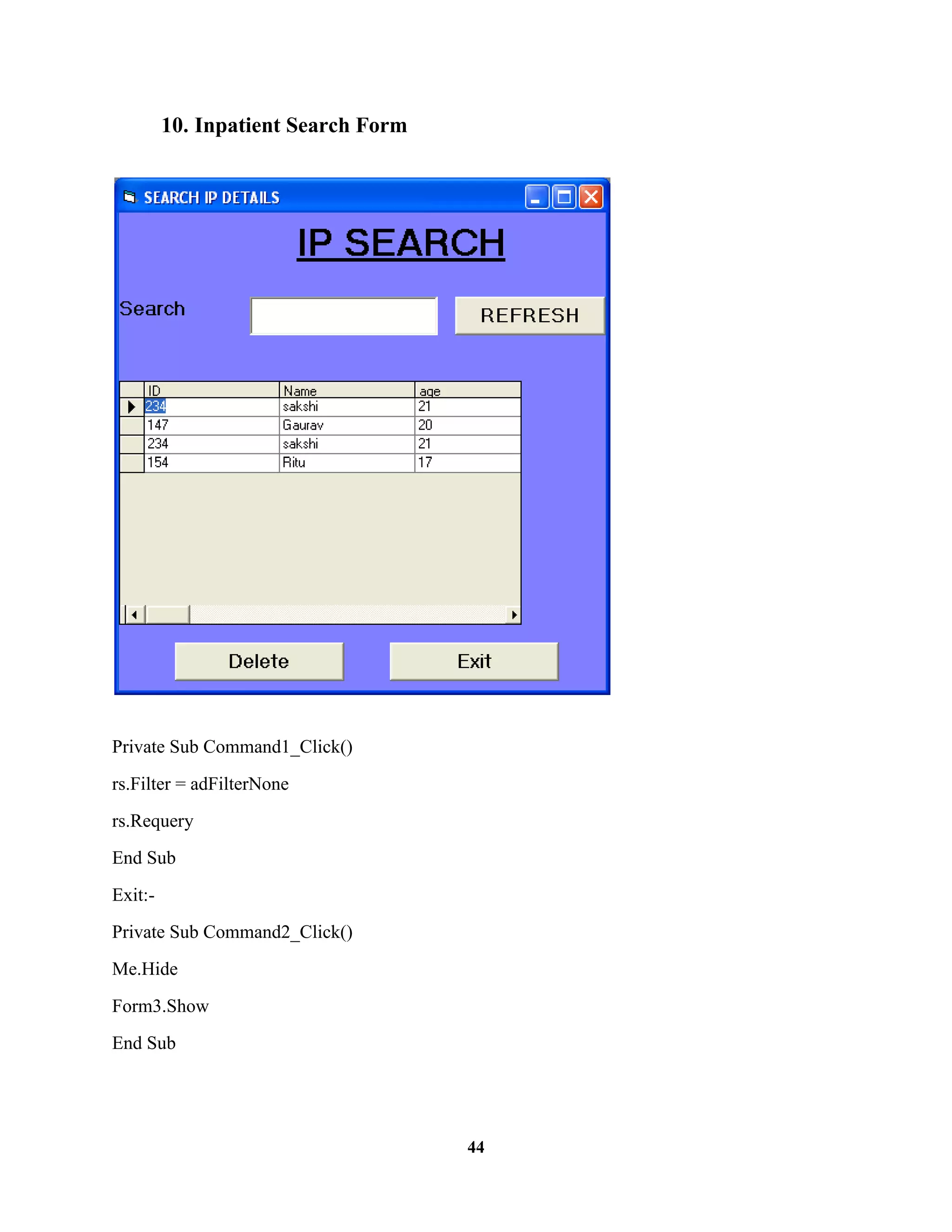 Hospital management system project | DOCX