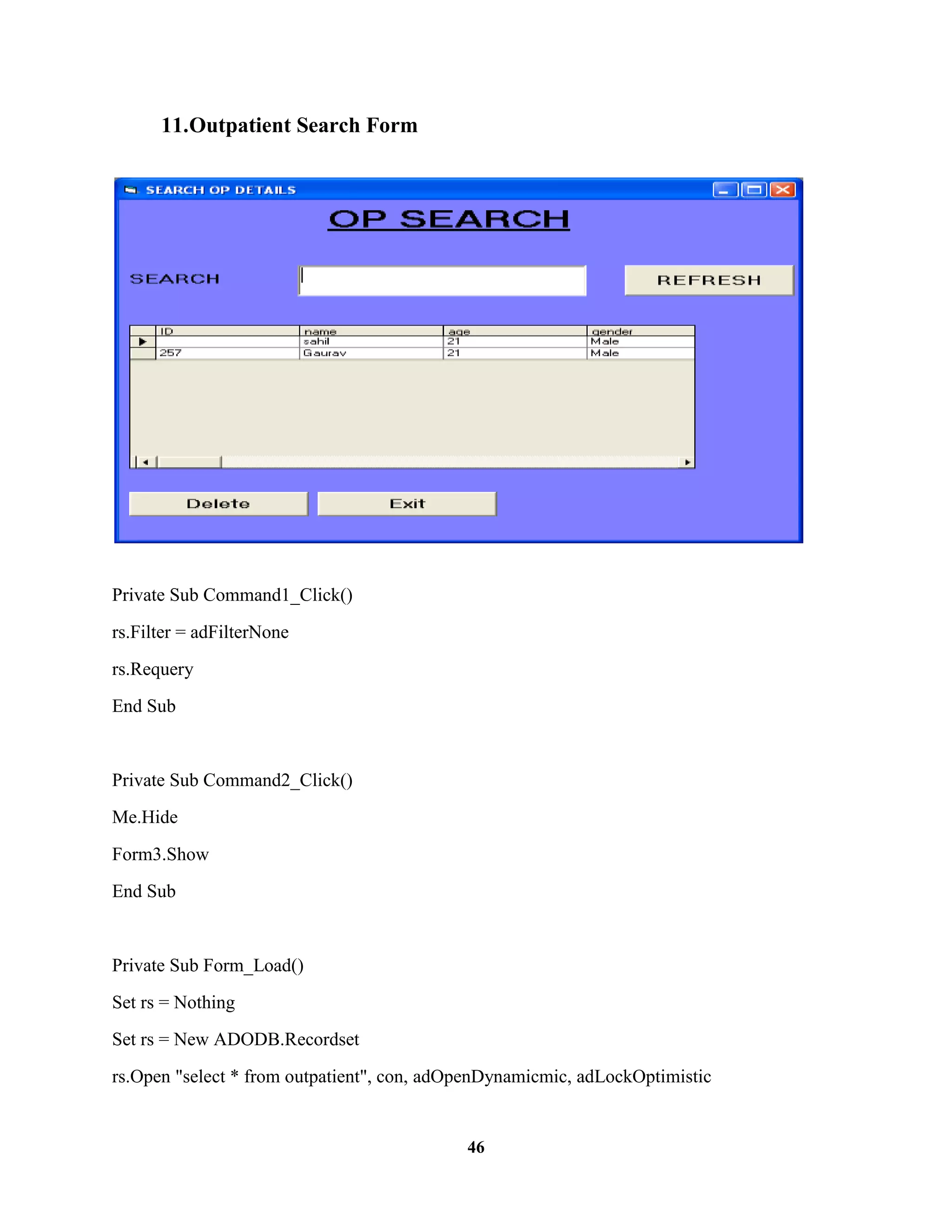 Hospital management system project | DOCX