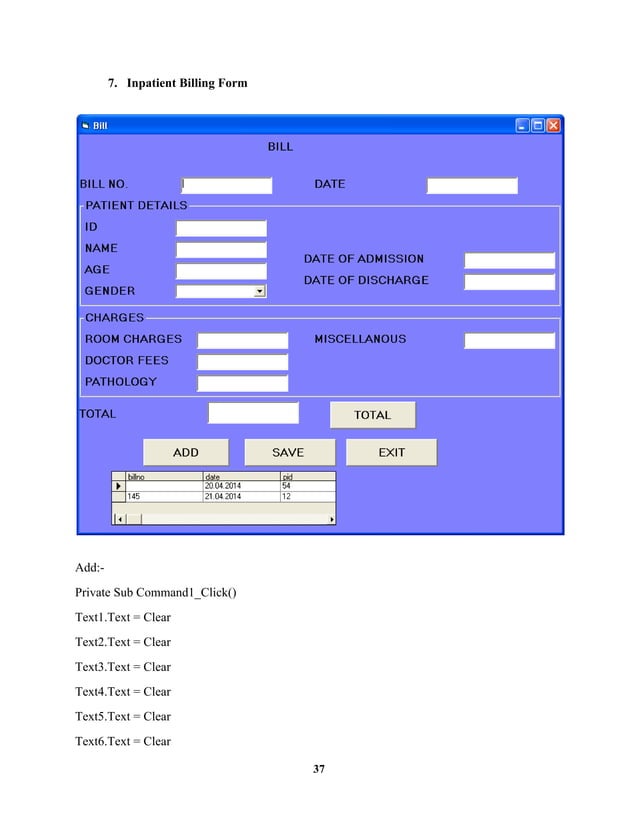 Hospital management system project | DOCX | Operating Systems ...