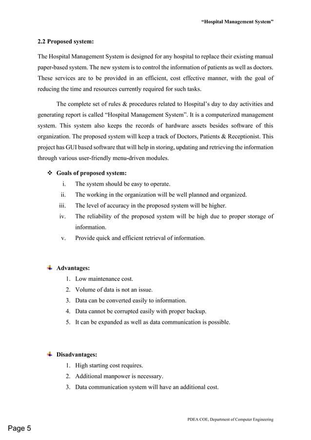 HOSPITAL MANAGEMENT SYSTEM Project Report hospital-management-system-project-report