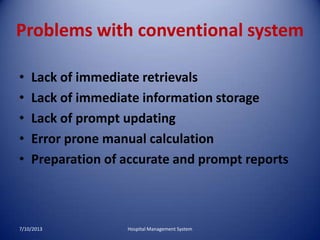 Hospital Management System | PPTX