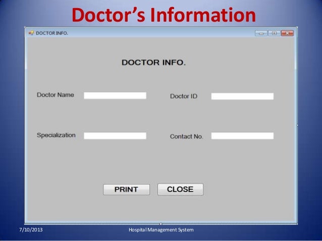 Hospital Management System