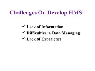 Hospital managment system | PPTX | Healthcare Industry | Industries