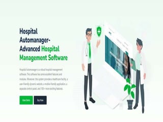 Hospital Management System Software Documentation Presentation | PPTX