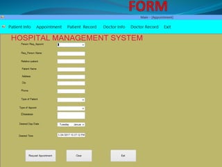 Hospital mangement system in C#