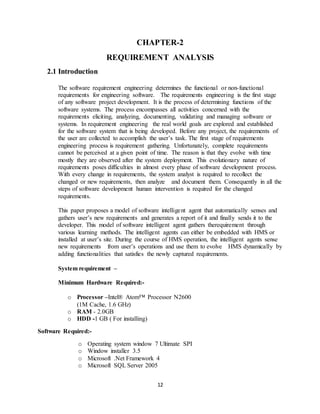 Hospital mangement system report file | DOCX