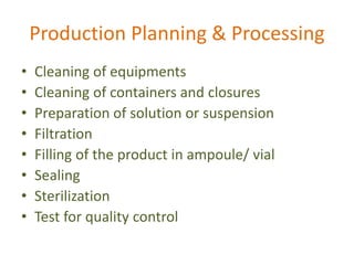 Hospital manufacturing | PPTX