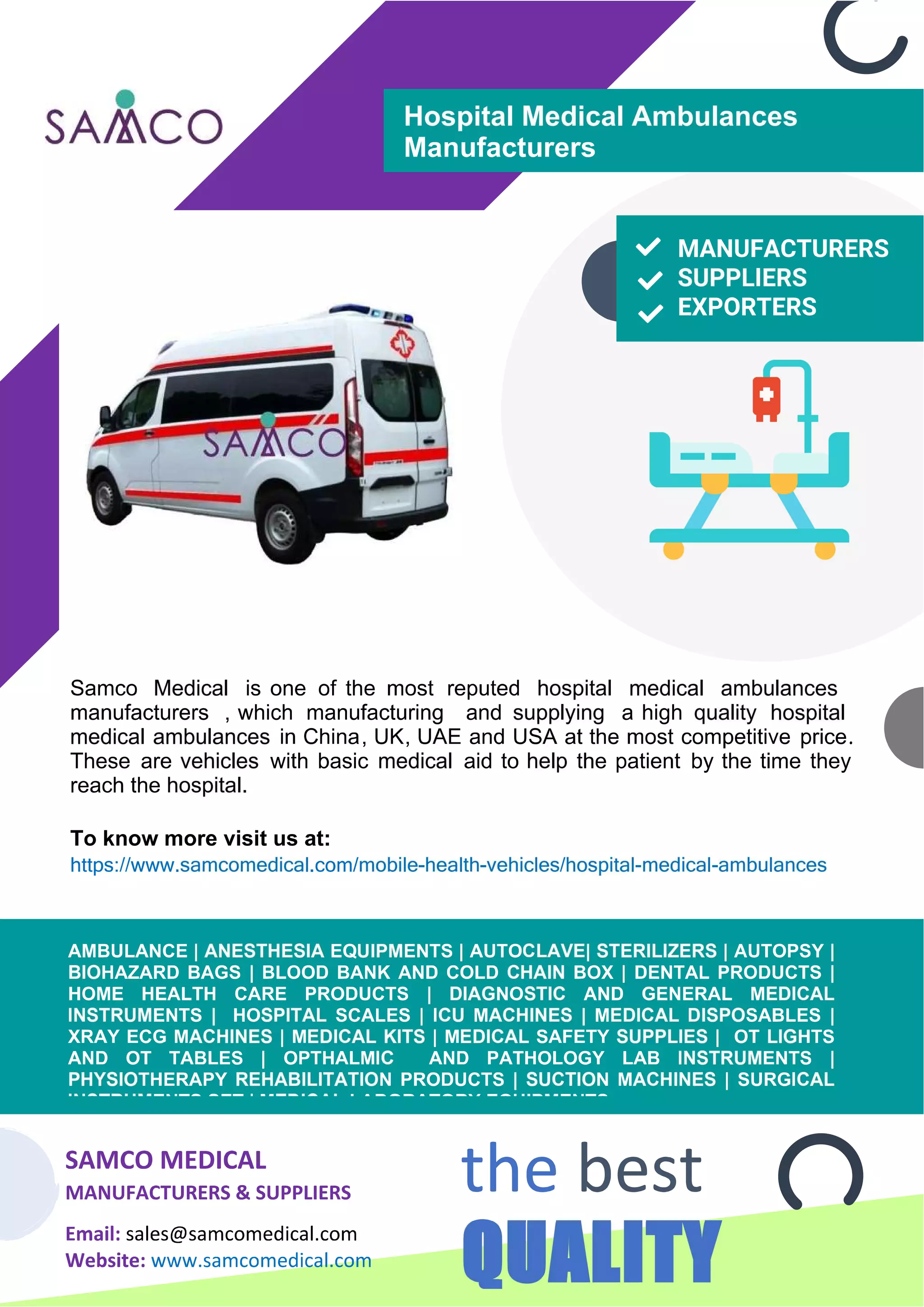 Hospital Medical Ambulances Manufacturers.pdf