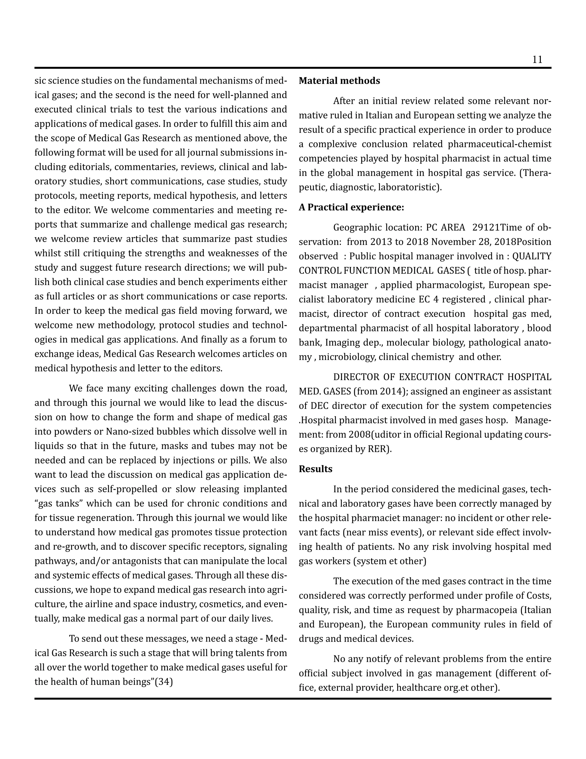 Hospital medicine gas management system luisetto m et al 2019 | PDF