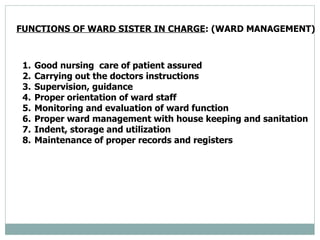 Hospital nursing service | PPT