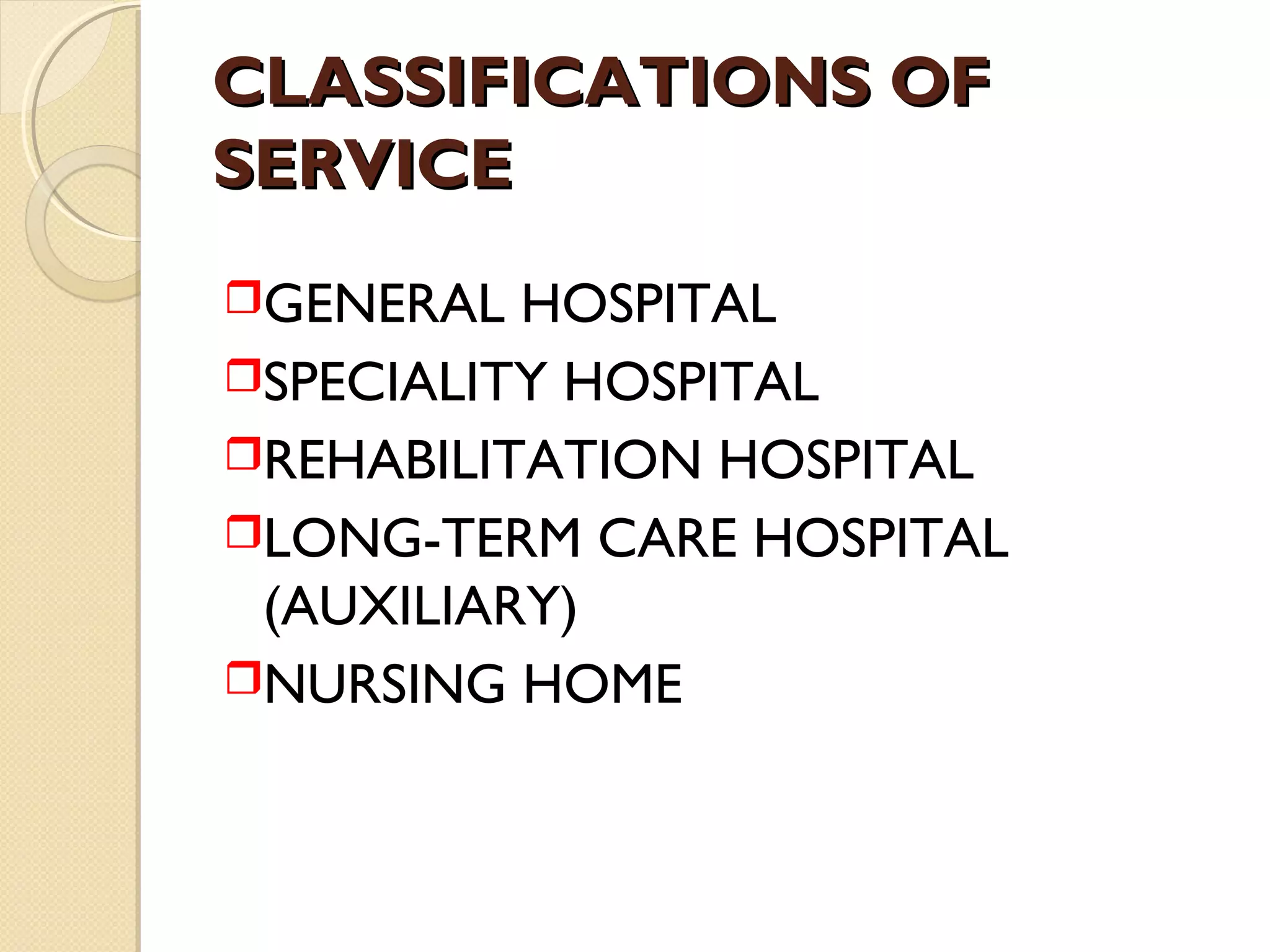 Hospital organizational structures | PPT