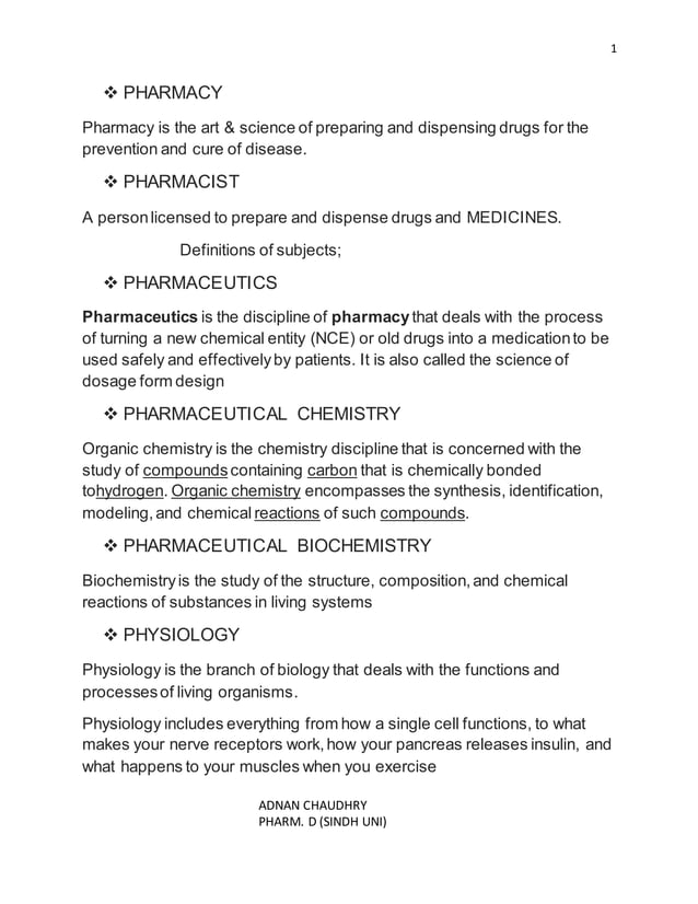PHARMACEUTICAL RELATED DEFINITIONS | DOCX | Pharmaceutical Industry ...