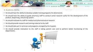 Hospital pharmacy: Hospital and Clinical Pharmacy | PPTX