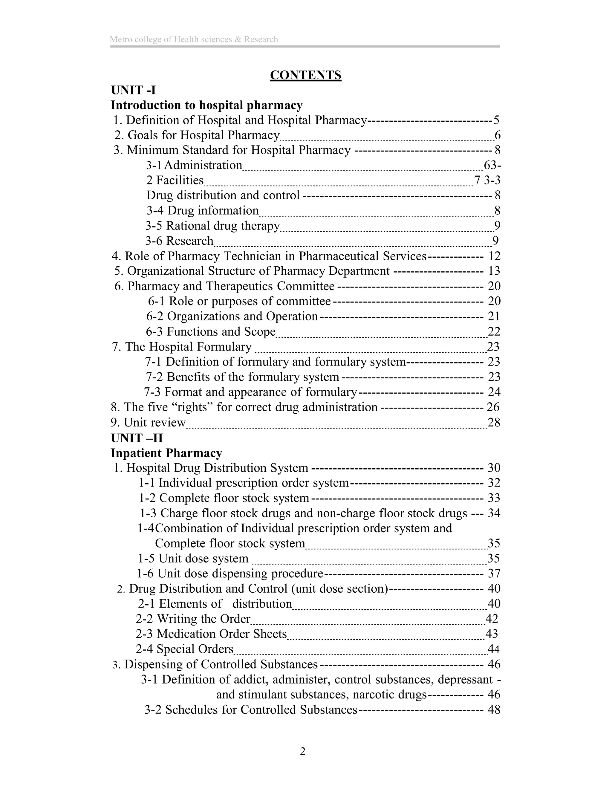 HOSPITAL_PHARMACY ROLE OF AND DUTIES OF PHARMACIST.docx