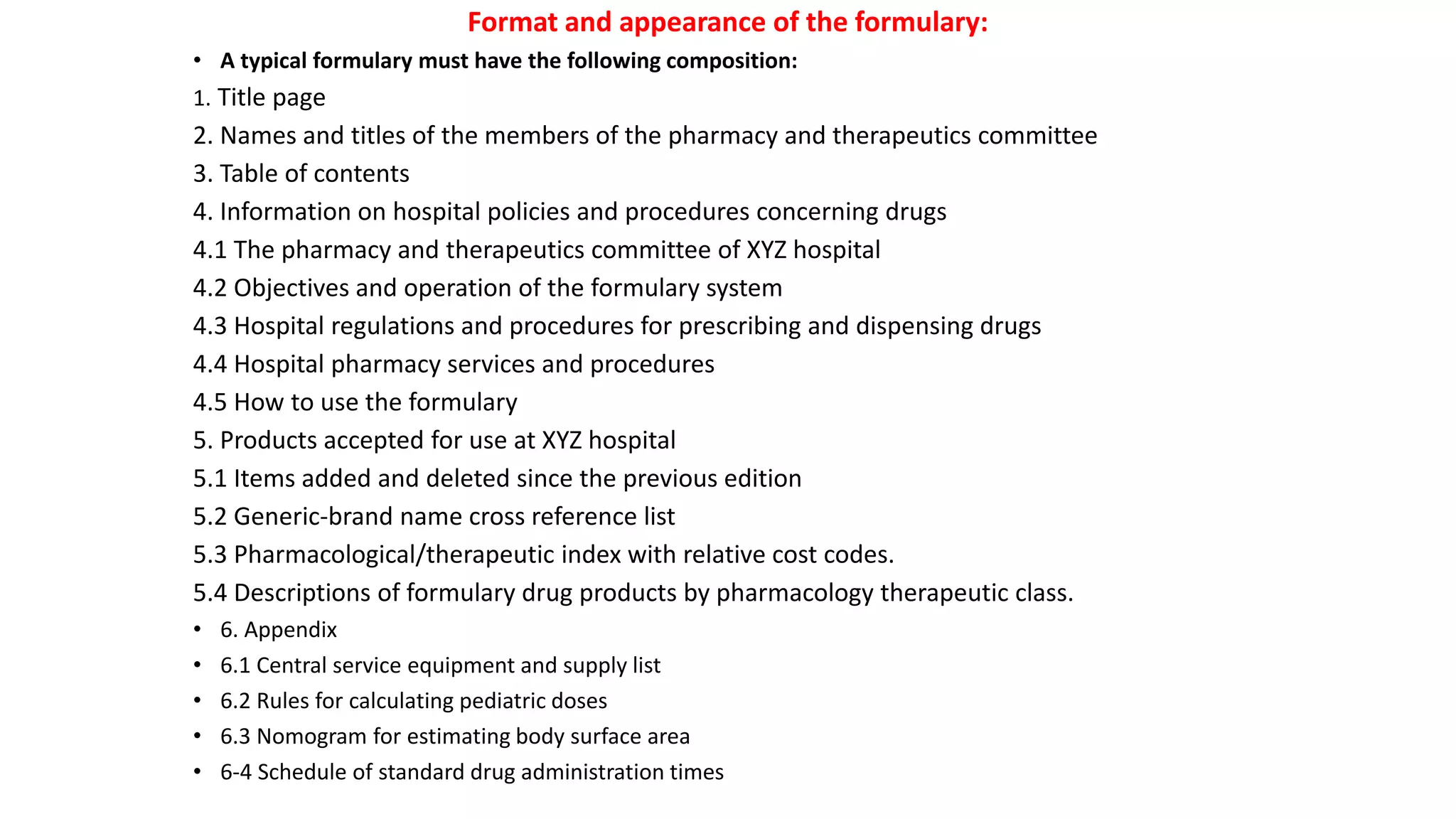 Hospital pharmacy ppt | PPTX