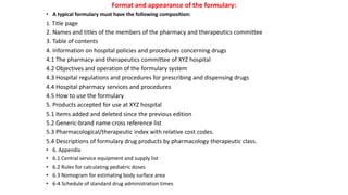 Hospital pharmacy ppt | PPTX