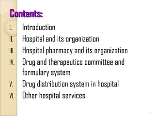 Clinical Pharmacy Introduction to Clinical Pharmacy hospital_pharmacy ...