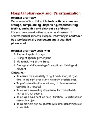 Hospital pharmacy and it's organization (1).pdf