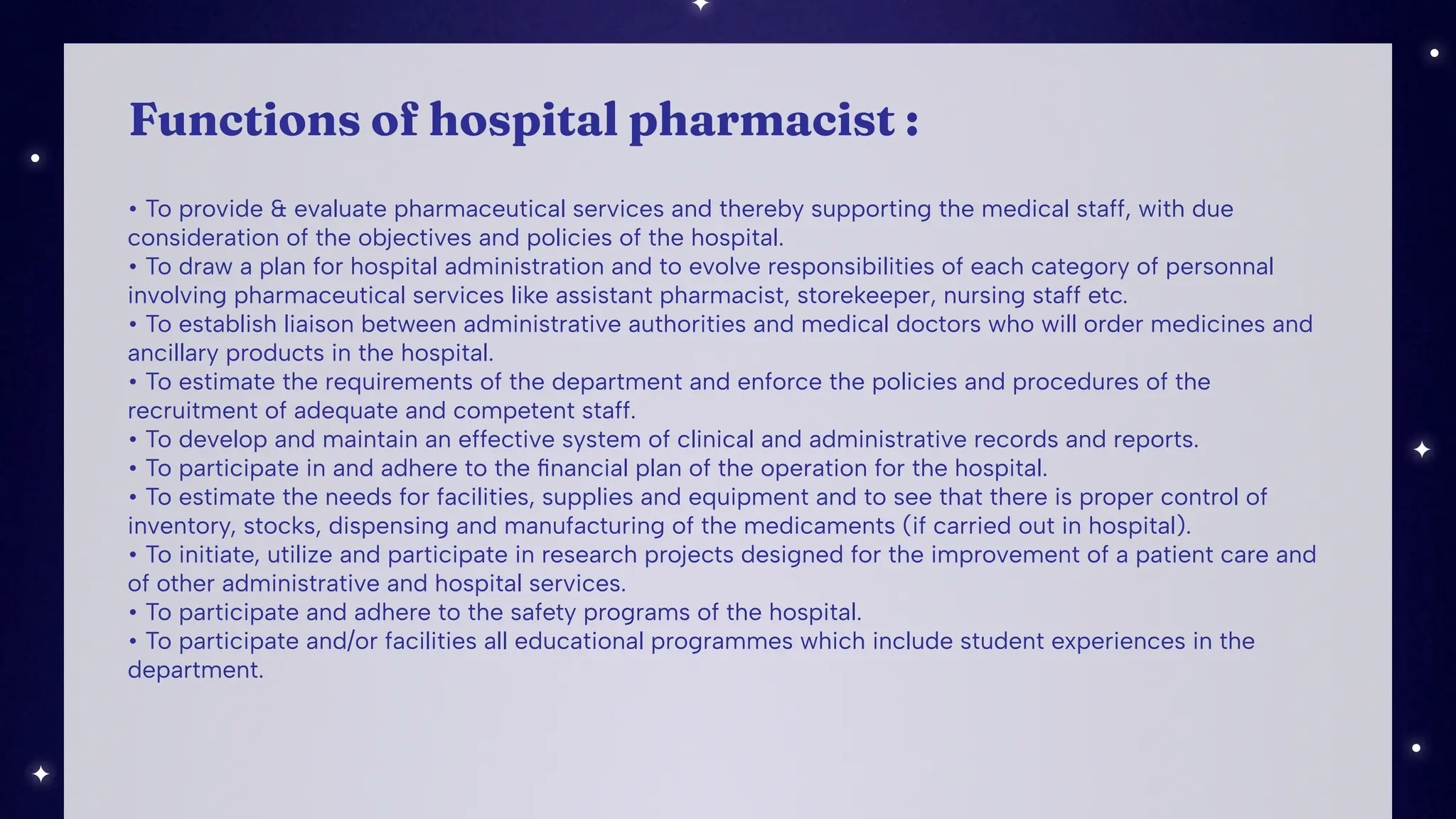 hospital pharmacy | PDF