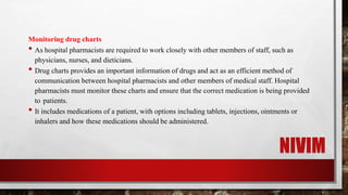 Hospital and clinical Pharmacy Chapter -1 | PPTX