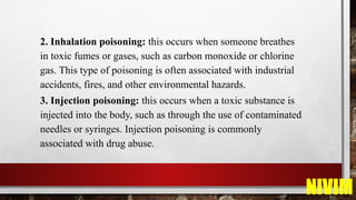 Hospital and clinical Pharmacy Chapter -10 Poisoning | PPTX