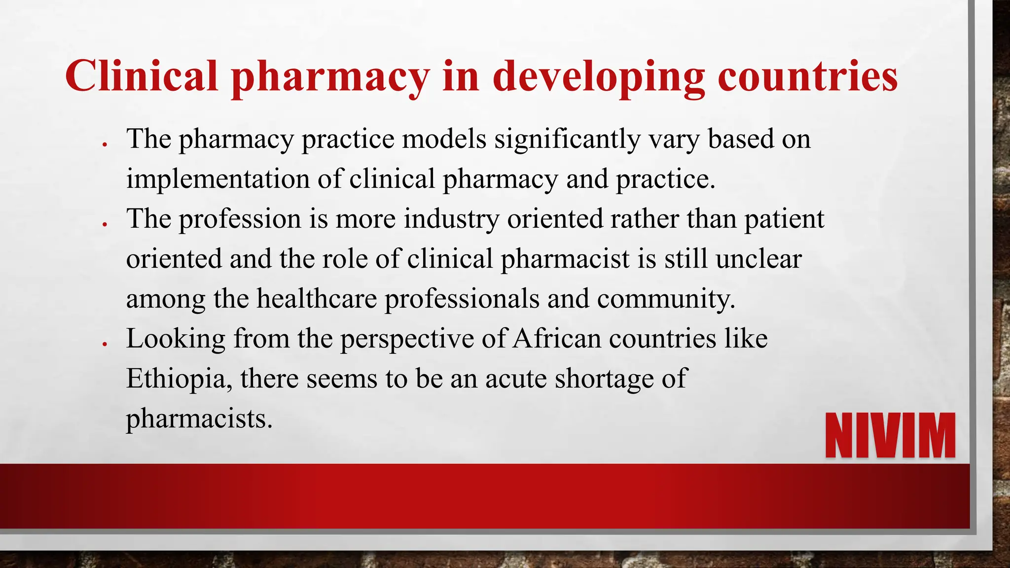 Hospital Pharmacy Chapter -8 Clinical Pharmacy | PPTX