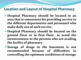 Hospital pharmacy sjk | PPT