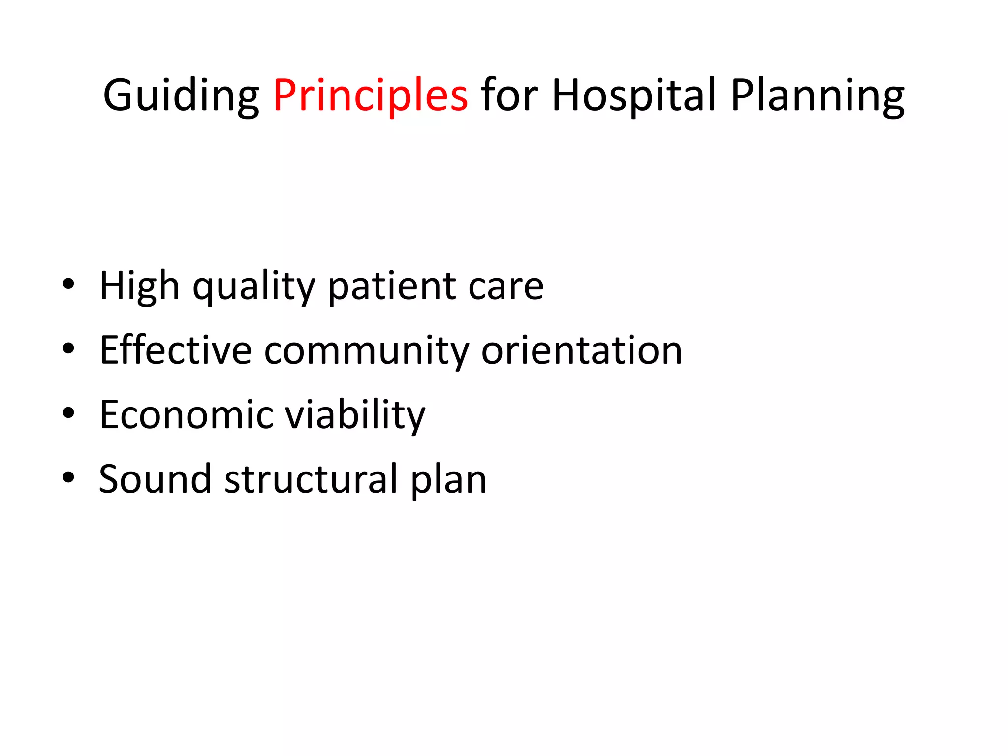 Hospital Planning | PPTX