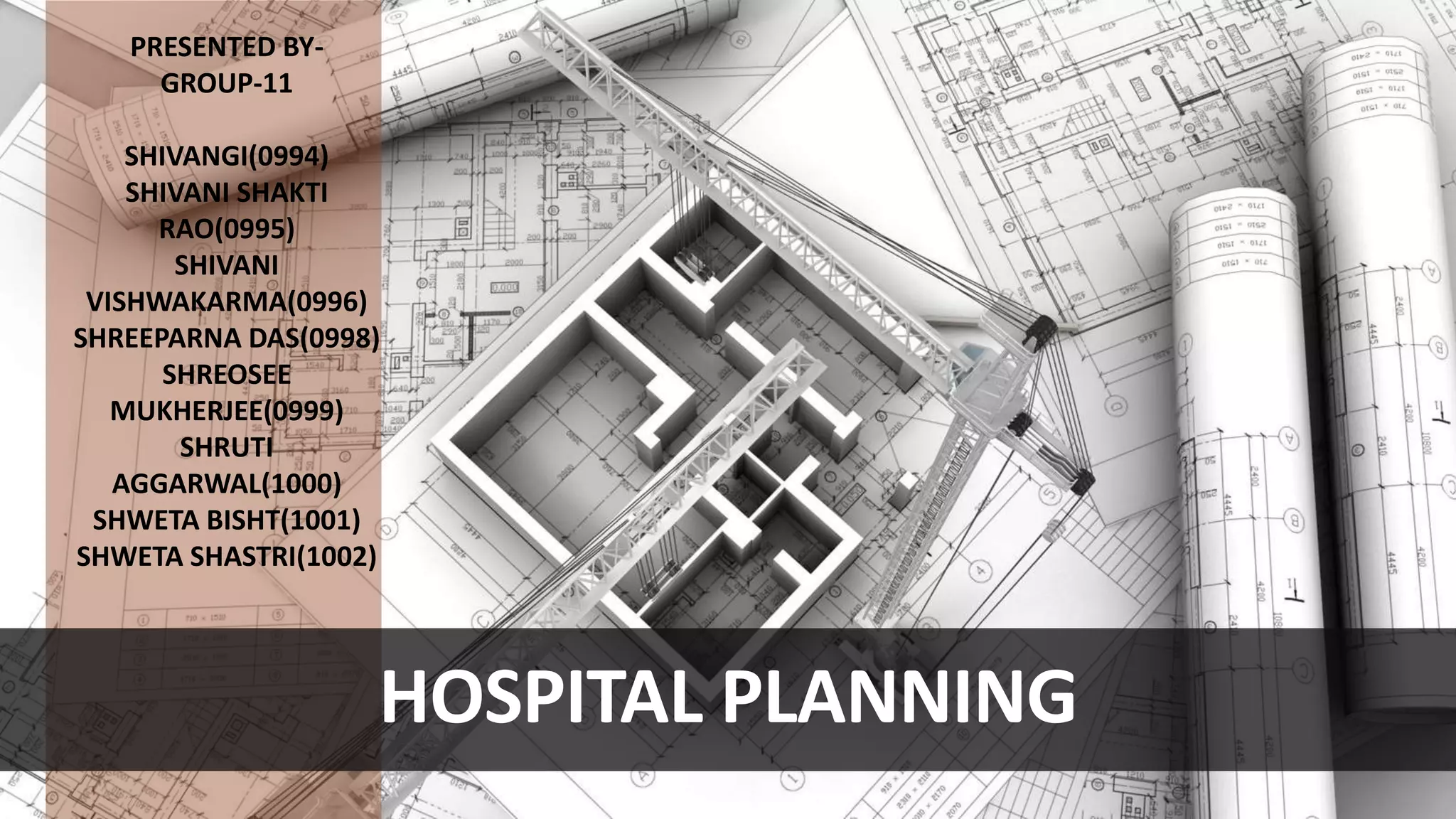Hospital planning | PPTX
