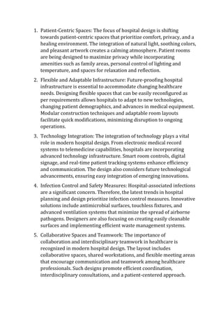 hospital planning and designing | PDF