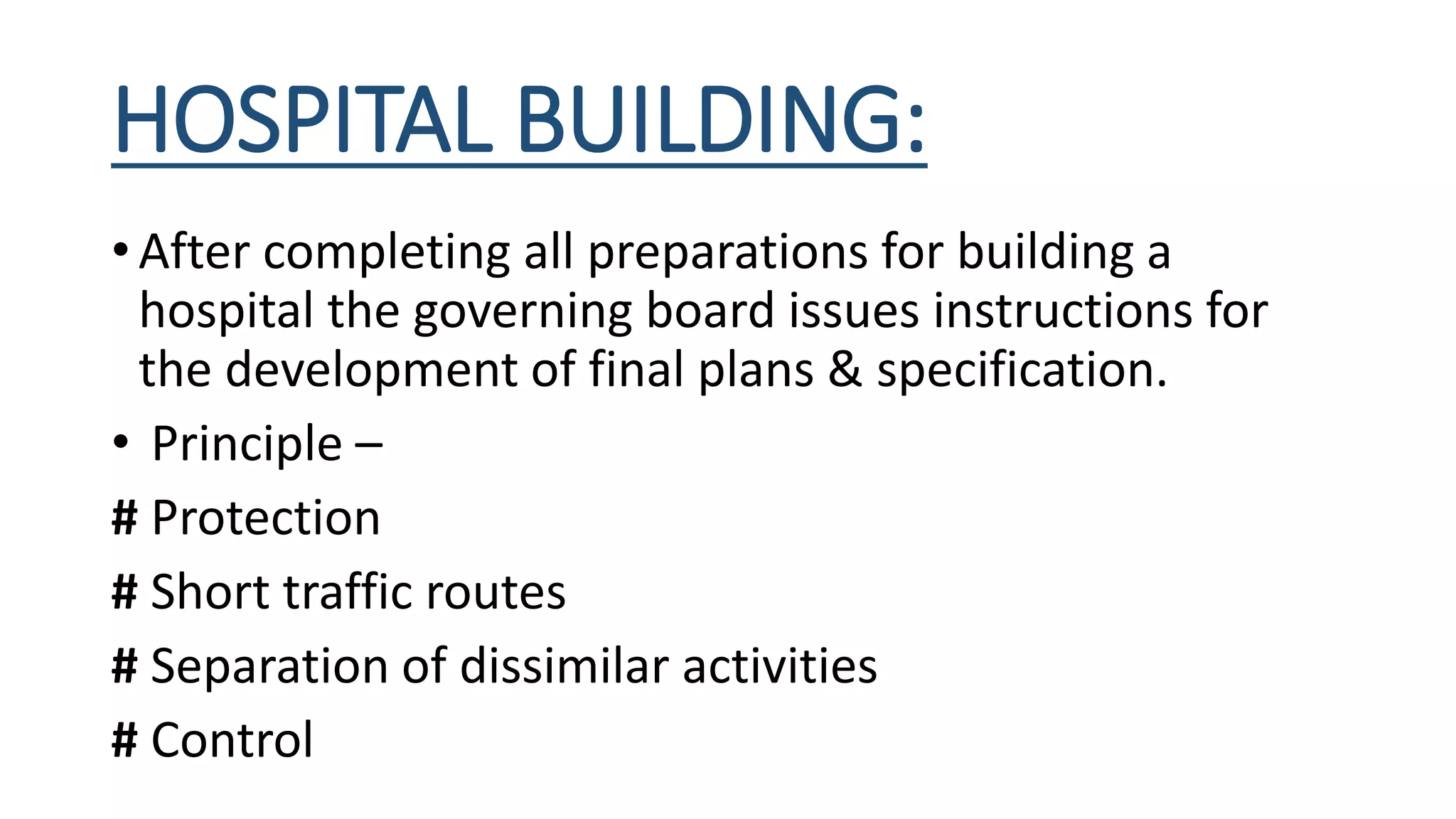 HOSPITAL PLANNING .ppt