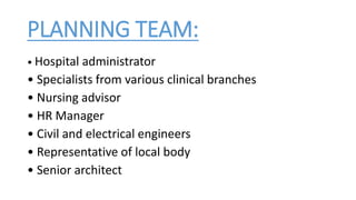 HOSPITAL PLANNING .ppt