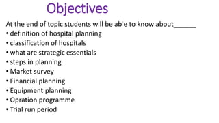 HOSPITAL PLANNING .ppt