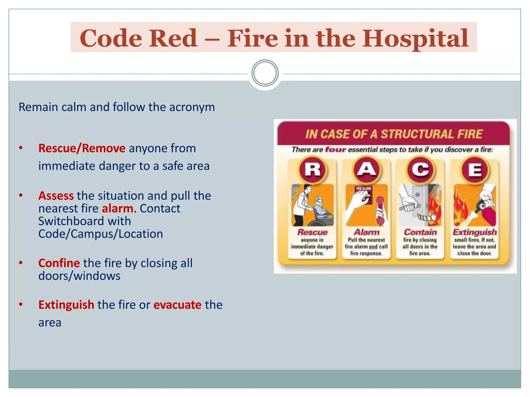 Hospital Planning Emergency Codes in Hospital | PPTX