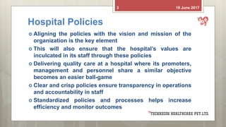 Hospital Policies & SOPs | PPT