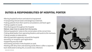 Hospital porter service | PDF