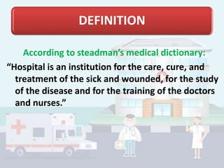 hospital and healthcare management types of hospital | PPTX
