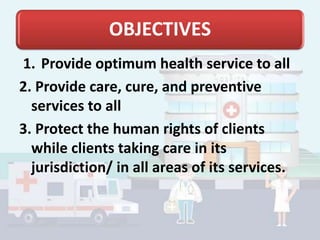 hospital and healthcare management types of hospital | PPTX