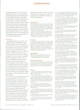 Hospital Practices And Womens Likelihood Of Fulfilling Their Intention ...